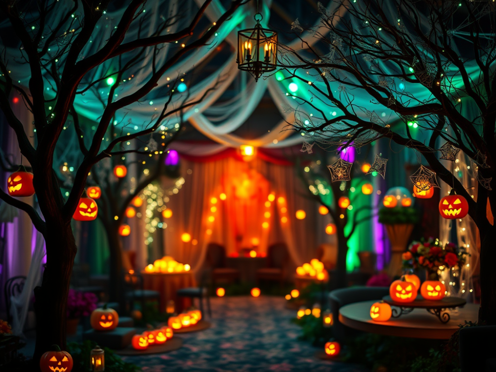 Enchanted Forest Themed Party Hall for Halloween: Unveil the Magic ...