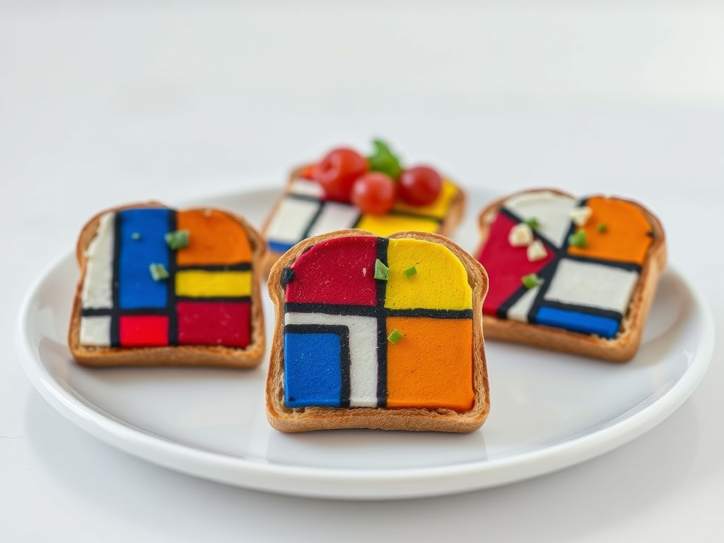Mini Mondrian Toasts – MACIJI
